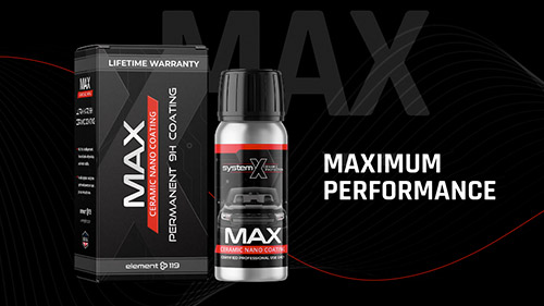 System X Max 9H Ceramic Coating | Element 119