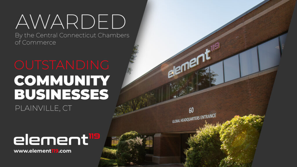 Element 119 Receives Outstanding Community Business Award - Element 119